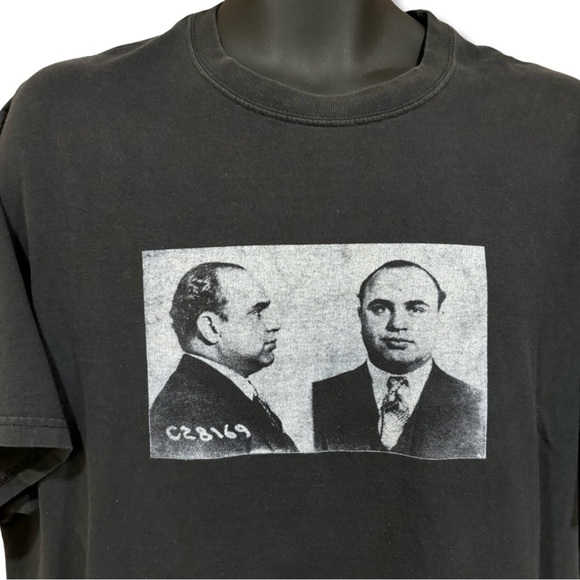 Hanes | Shirts | Vintage 9sy2k Al Capone Mug Shot Tshirt | Poshmark